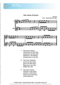 Alle meine Entchen für die Blockflöte - Mit Liedtext - Blockflöten-Treff